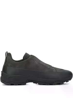 Zegna Suede Panelled Trainers