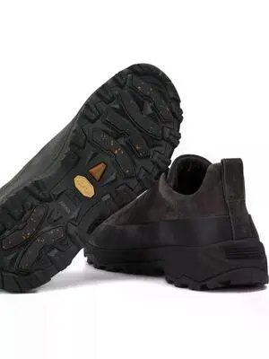 Zegna Suede Panelled Trainers