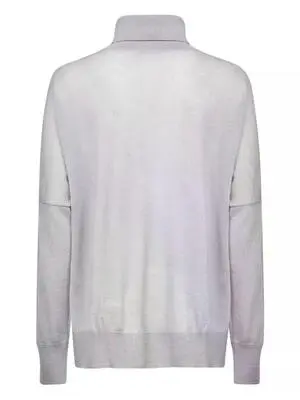 BLANCA VITA Ribbed Turtleneck Sweater