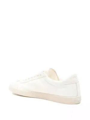 Prada Triangle Logo Leather Sneakers