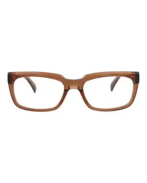 Dunhill Square Frame Recycled Acetate Optical Frames - Brown Brown Transparent (du0056o/30014045/004)