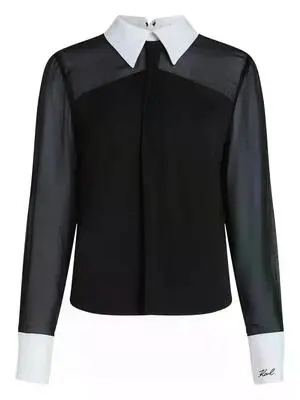 Karl Lagerfeld Paneled Tops