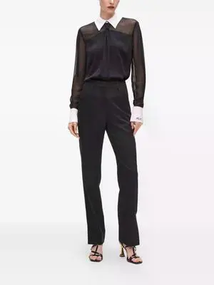Karl Lagerfeld Sheer-panel Blouse
