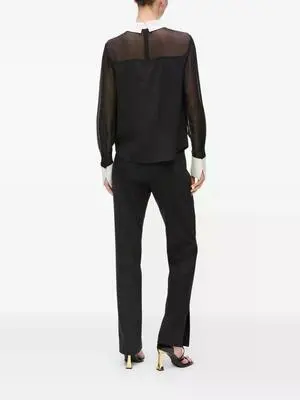 Karl Lagerfeld Sheer-panel Blouse