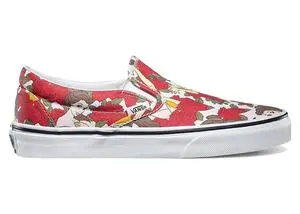 VANS Classic Slip-On Disney Beauty And The Beast Red/true White
