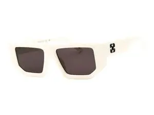 Off-White Vancouver Sunglasses - White Dark Grey (oeri13fc99pla0010107)