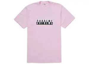 Supreme Split Tee Shirt - Light Pink