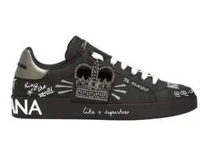 Dolce & Gabbana Portofino Printed Sneakers
