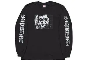 Supreme The Exorcist Mother Long Sleeve Tee Shirt - Black