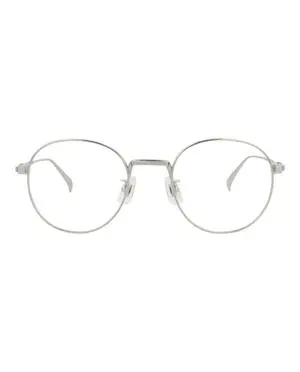 Dunhill Round-frame Titanium Optical Frames - Silver Silver Transparent (du0035o/30012372/002)
