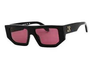 Off-White Vancouver Sunglasses - Black Dark Burgundy (oeri13fc99pla0011028)