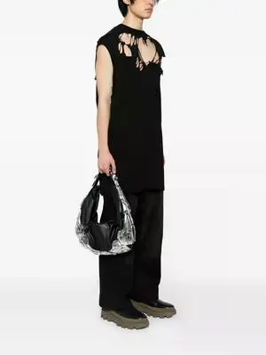 INNERRAUM Half-moon Bag - Silver