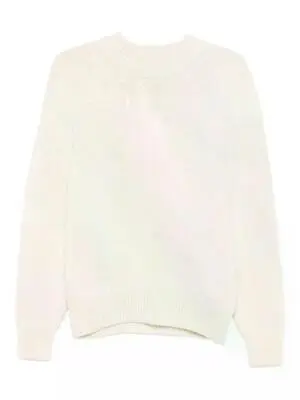 Sunspel Crew-neck Wool Sweater - Neutrals