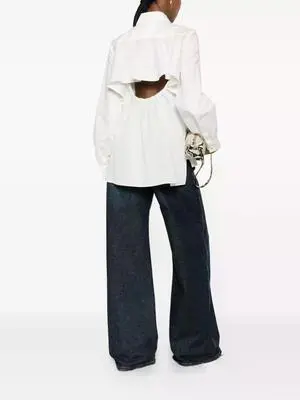 Max Mara Cut-out Layered Shirt