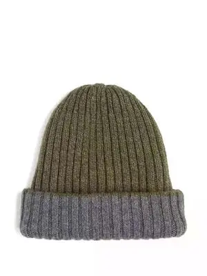 Fedeli Ribbed Beanie - Green