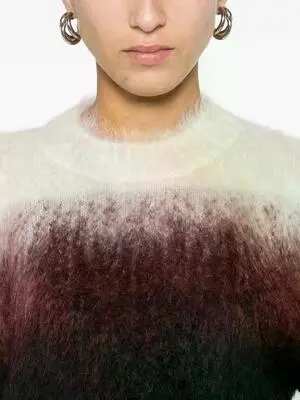 JIL SANDER Ombré-effect Sweater - Red