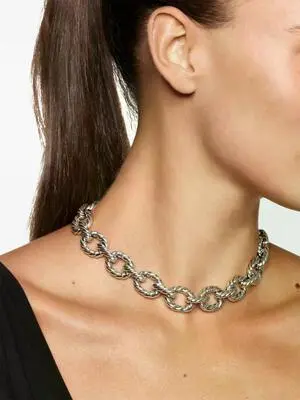David Yurman Sterling Oval-link Necklace