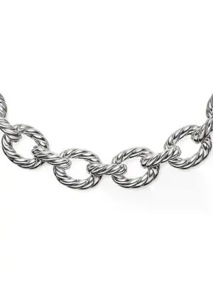 David Yurman Sterling Oval-link Necklace