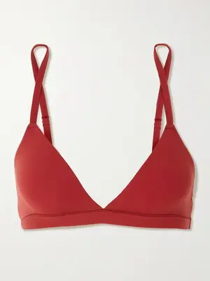 SKIMS Fits Everybody Triangle Bralette - Red