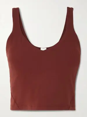 Lululemon Align Nulu Cropped Tank - Burgundy