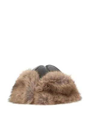 STAND STUDIO Sable Faux Fur Trapper Hat - Beige
