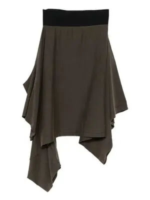 ALAINPAUL Pivote T-shirt Skirt - Fade Out Brown + Black Print