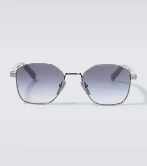 Prada Square Frame Sunglasses - Silver