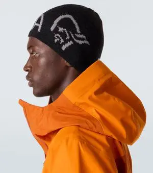 NORRONA Logo Wool Beanie