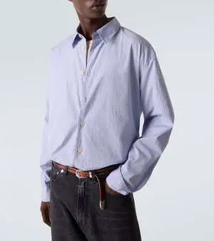 Our Legacy Beyond Striped Cotton Poplin Shirt