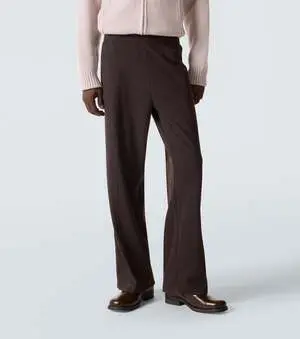 Our Legacy Breeze Cotton And Wool-blend Sweatpants