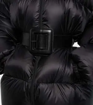 Balenciaga Hourglass Belted Down Jacket