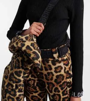 Goldbergh Pantera Leopard-print Down Ski Jacket