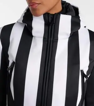 Goldbergh Linea Striped Ski Jacket - Black
