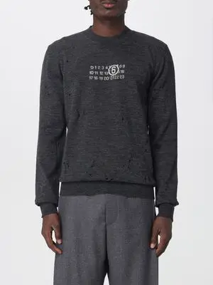 MAISON MARGIELA Distressed Knit Sweater - Grey