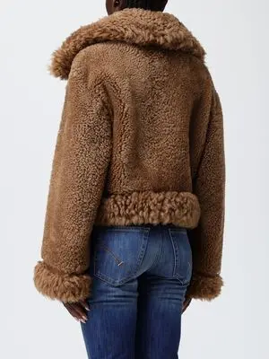 DONDUP Fur Coat - Brown