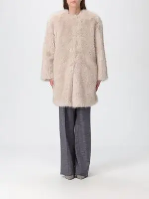 Max Mara Fur Coat - Beige