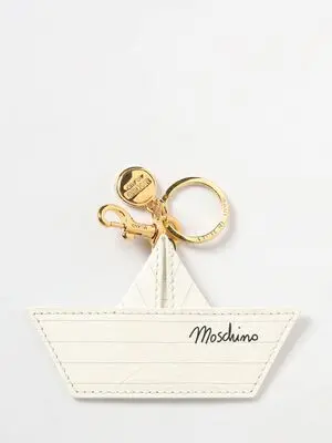 Moschino Key Chain - White