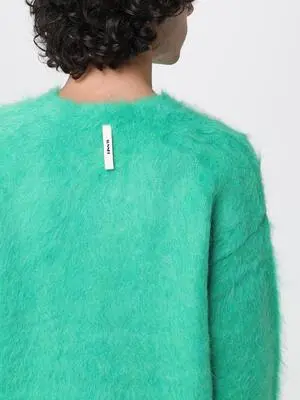 Sunnei Oversized Mohair Blend Sweater - Green