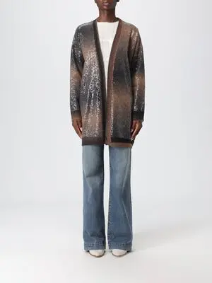 Liu Jo Sequin Embellished Cardigan - Brown