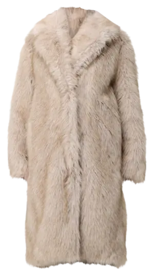 Liu Jo Faux Fur Coat - Honey