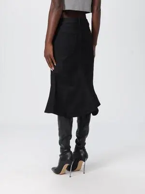 Balenciaga A-line Midi Skirt - Black