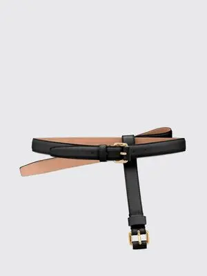 Moschino Leather Belt - Black