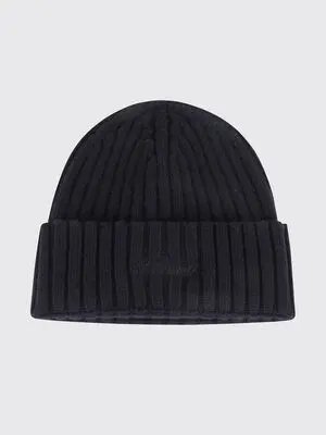 MC2 SAINT BARTH Ribbed Beanie Black
