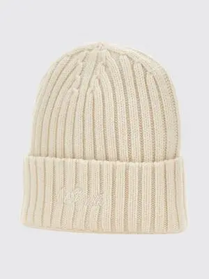 MC2 SAINT BARTH Ribbed Beanie White