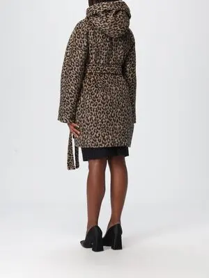 Tagliatore Leopard Print Coat