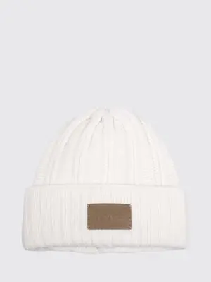Max Mara Ribbed Beanie - White