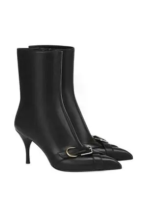 POTAMY Leather Ankle Boots