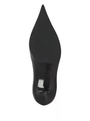 POTAMY 95mm Leather Ankle Boots