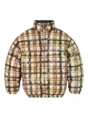 DIESEL® Reversible Jacket With Check Pattern And Drawstring Hem