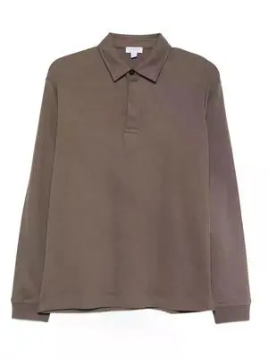 Sunspel Long-sleeve Polo Shirt